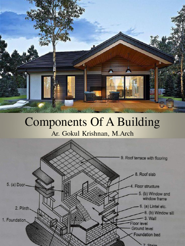 Ar - Krish - Building Components | PDF | Wall | Foundation (Engineering)