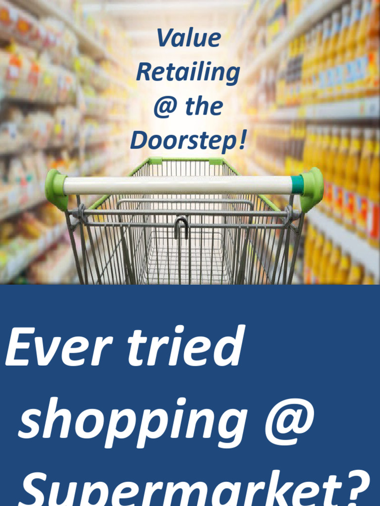 Value Retailing Pdf Grocery Store Retail