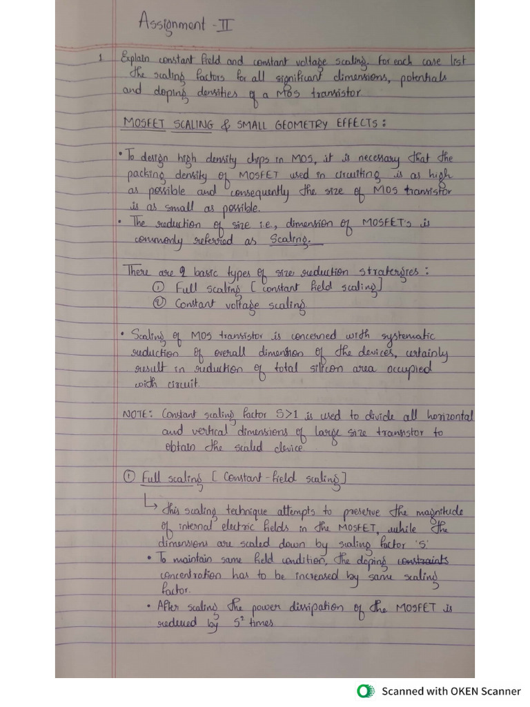 VLSI Assignment 2 | PDF