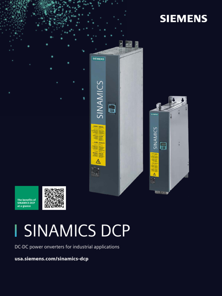 sinamics-dcp-brochure | PDF | Power Inverter | Physical Quantities