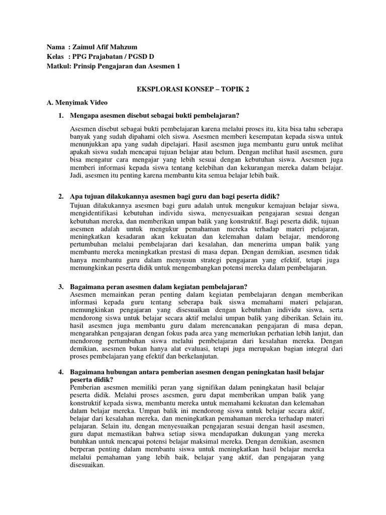 Eksplorasi Konsep - Topik 2 | PDF | Pengembangan Diri | Kesehatan Holistik