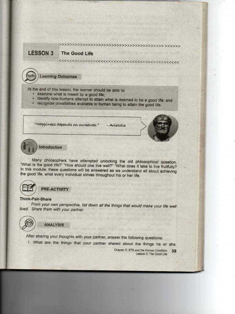 Chapter2 Lesson3 THE-GOOD-LIFE | PDF