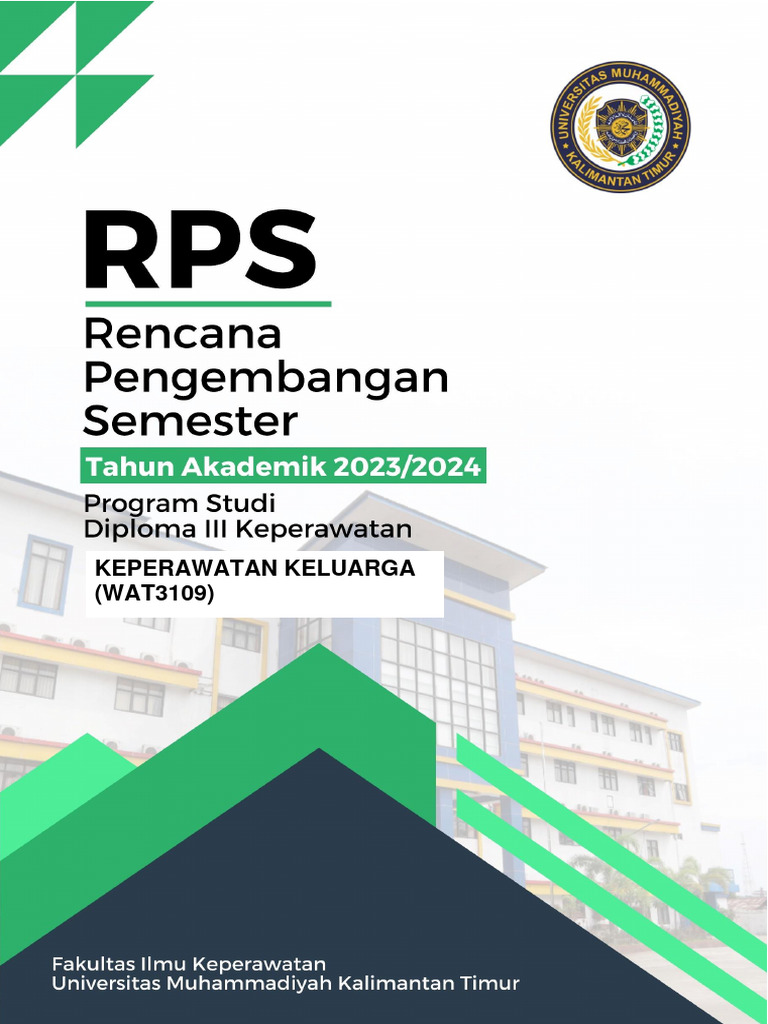 RPS Keperawatan Keluarga Genap 2022-2023 | PDF | Karier & Perkembangan | Pengembangan Diri