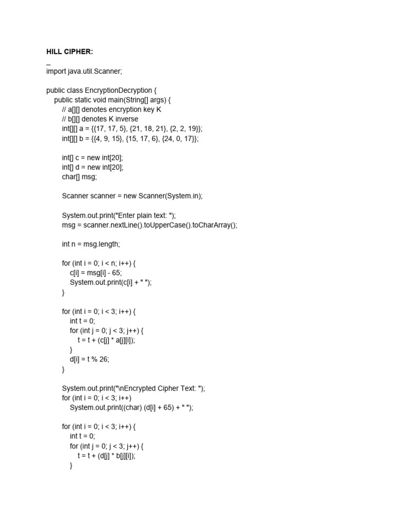Cis Lab Notes Pdf Computer Programming Cryptography