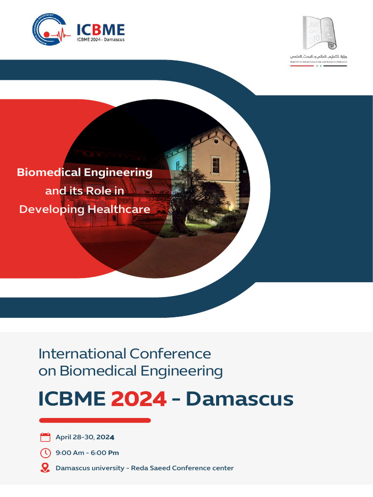 ICBME 2024: Biomedical Engineering Conference | PDF | Medical Imaging | Radiology