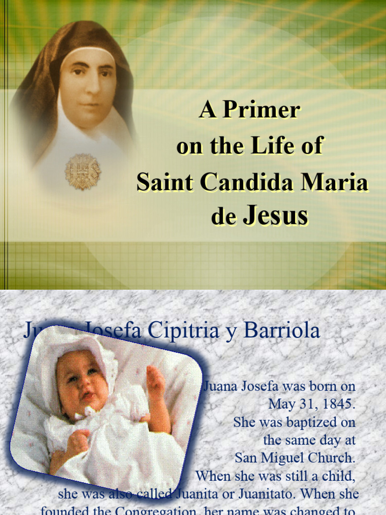 Life of Saint Candida Maria de Jesus | PDF | Catholic Church
