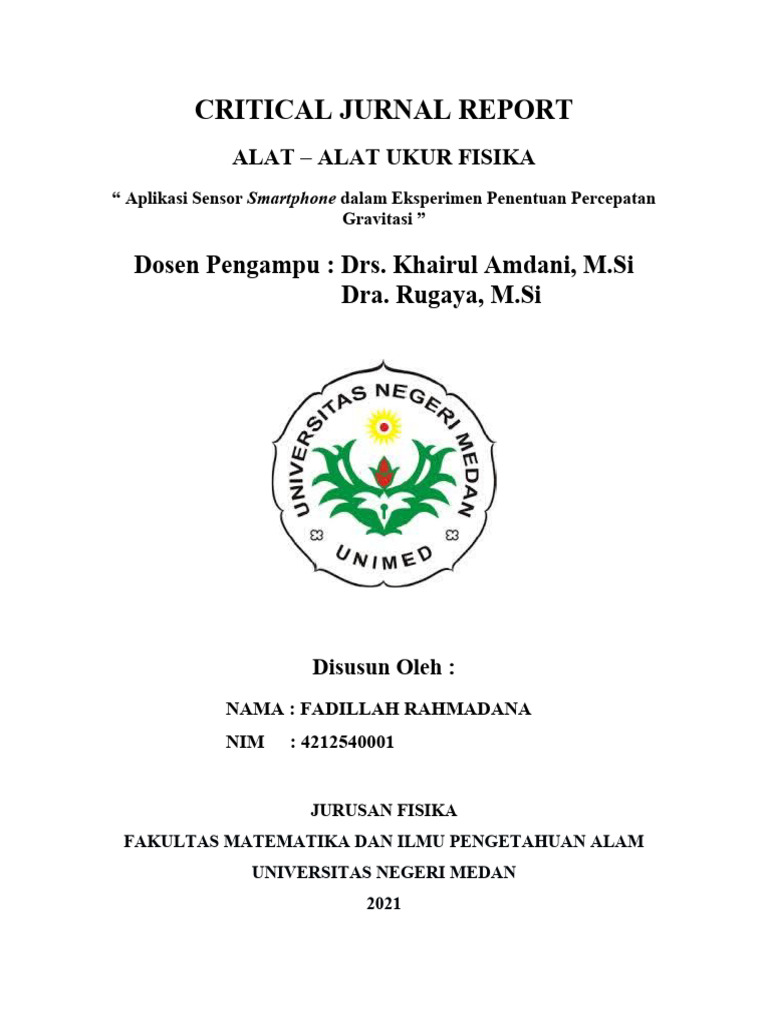 Aplikasi Sensor Smartphone untuk Gravitasi | PDF