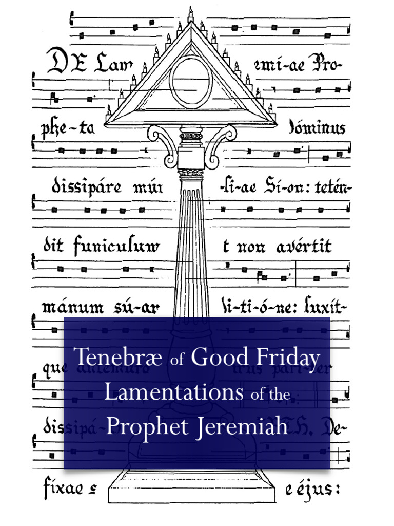 Tenebrae Lamentations New Dunwoodie | PDF | Bible | Religious Texts