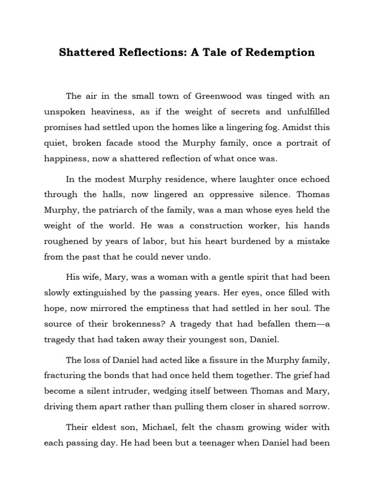 Shattered Reflections | PDF | Grief | Psychology