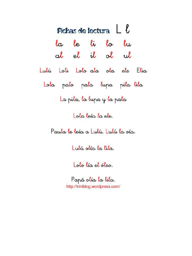 Consonante L | PDF