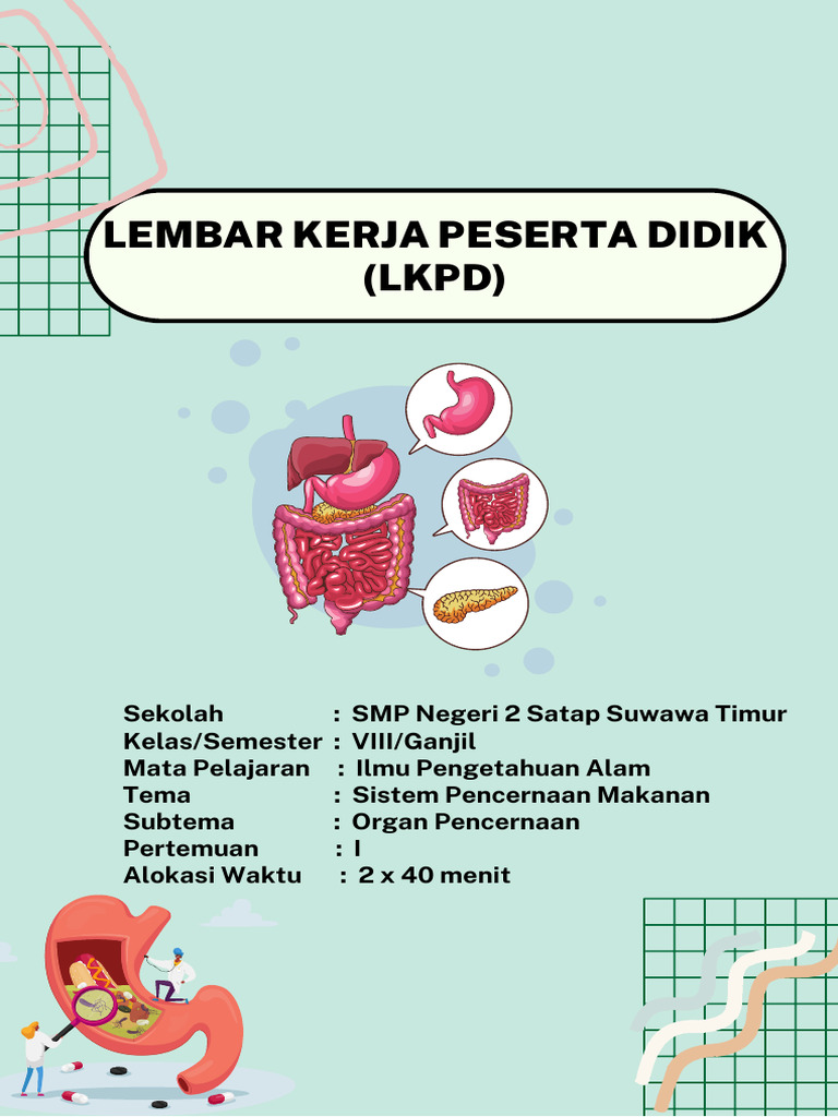 LKPD Organ Pencernaan | PDF | Kesehatan Holistik