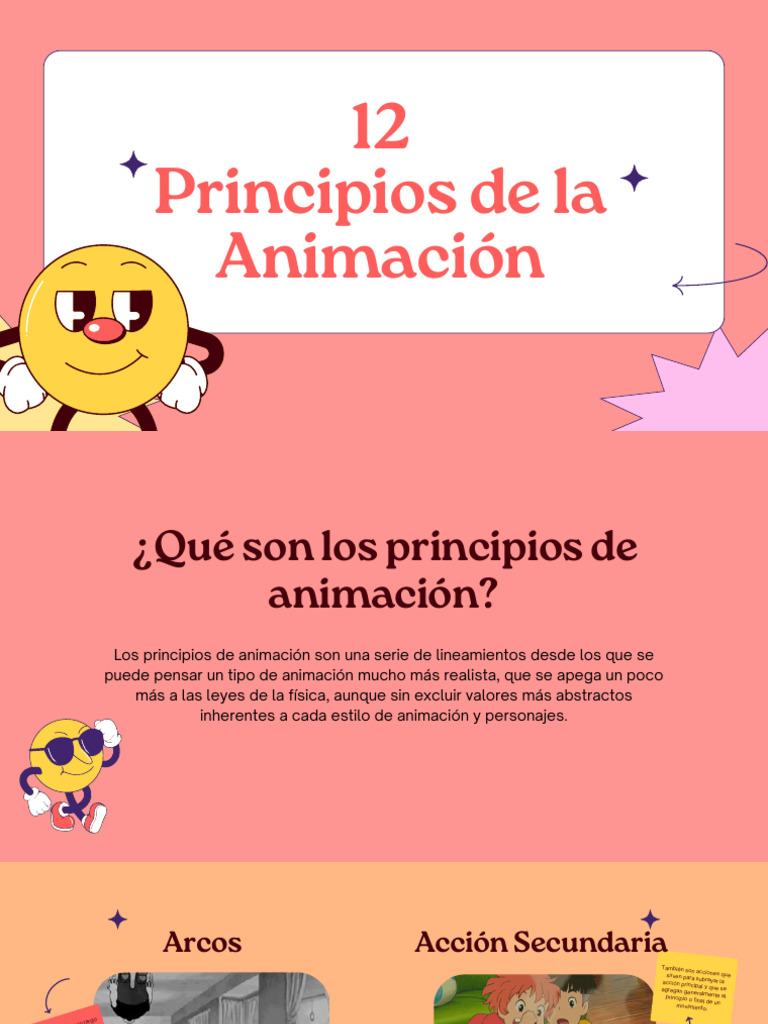 Principios de La Animación - Grupo 4 PDF | PDF | Animación