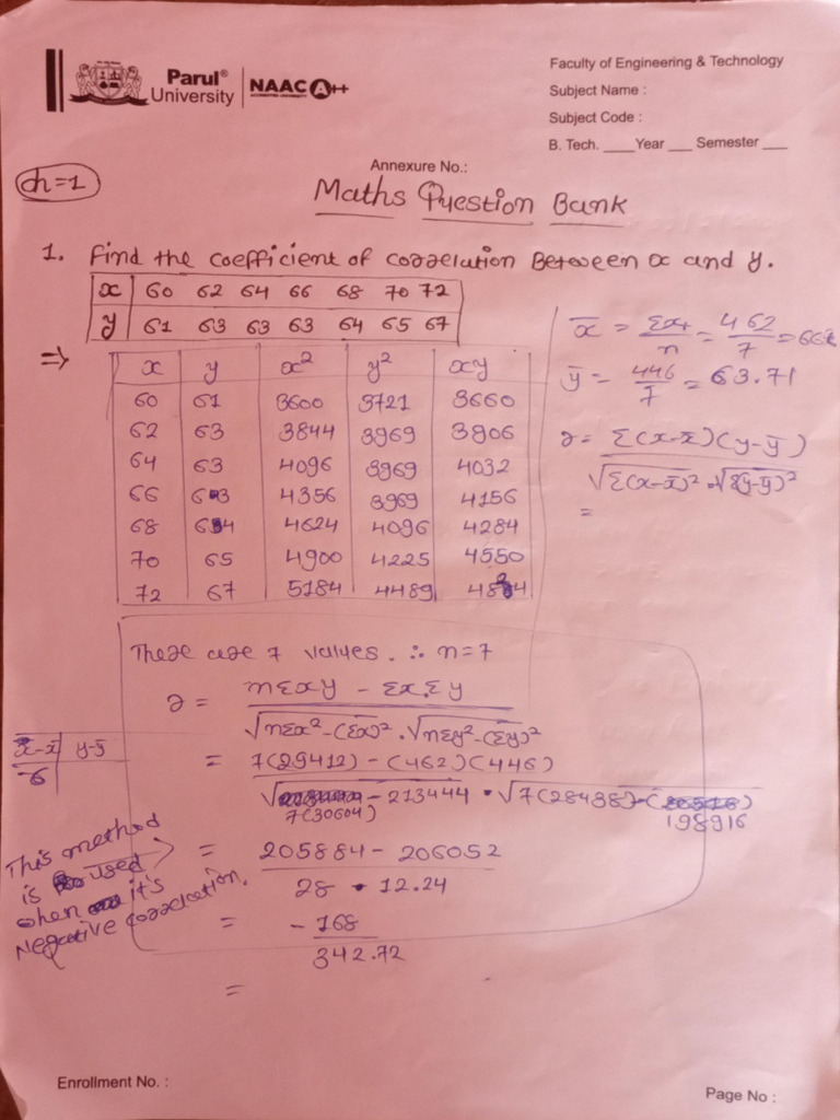 Maths Question Bank Solution | PDF