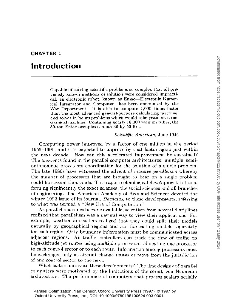 Massive Parallelism: Scientific American | PDF | Parallel Computing | Central Processing Unit