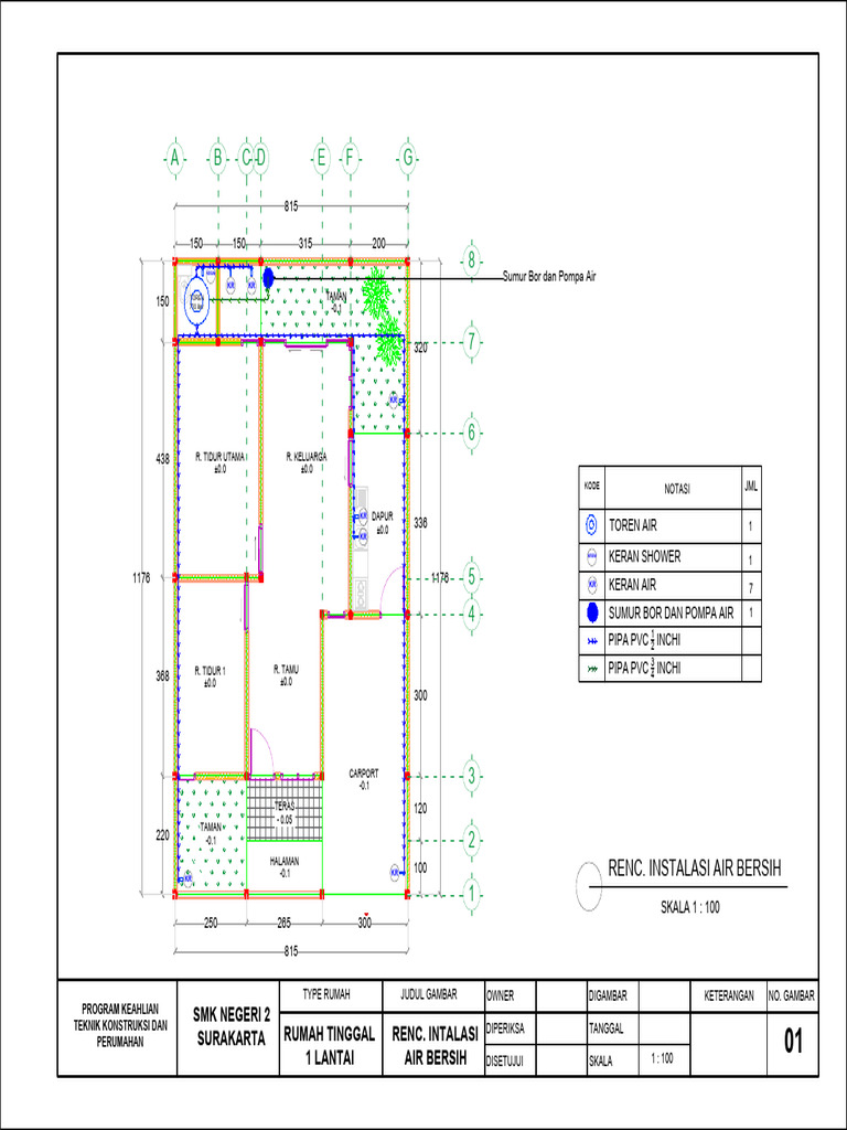 Renc - Instalasi Air Bersih | PDF