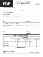 NHM Leave Form | PDF