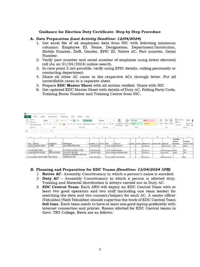 Sop Edc | PDF | Mail | Computing