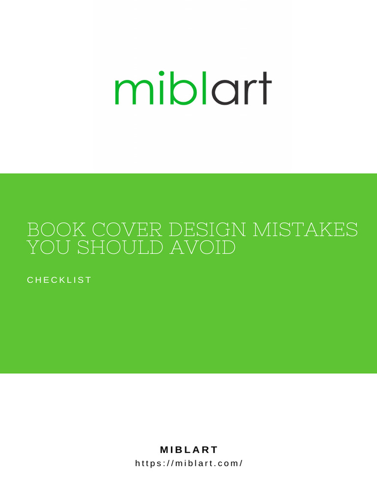 Avoid These Book Cover Design Mistakes | PDF | Typography | Books