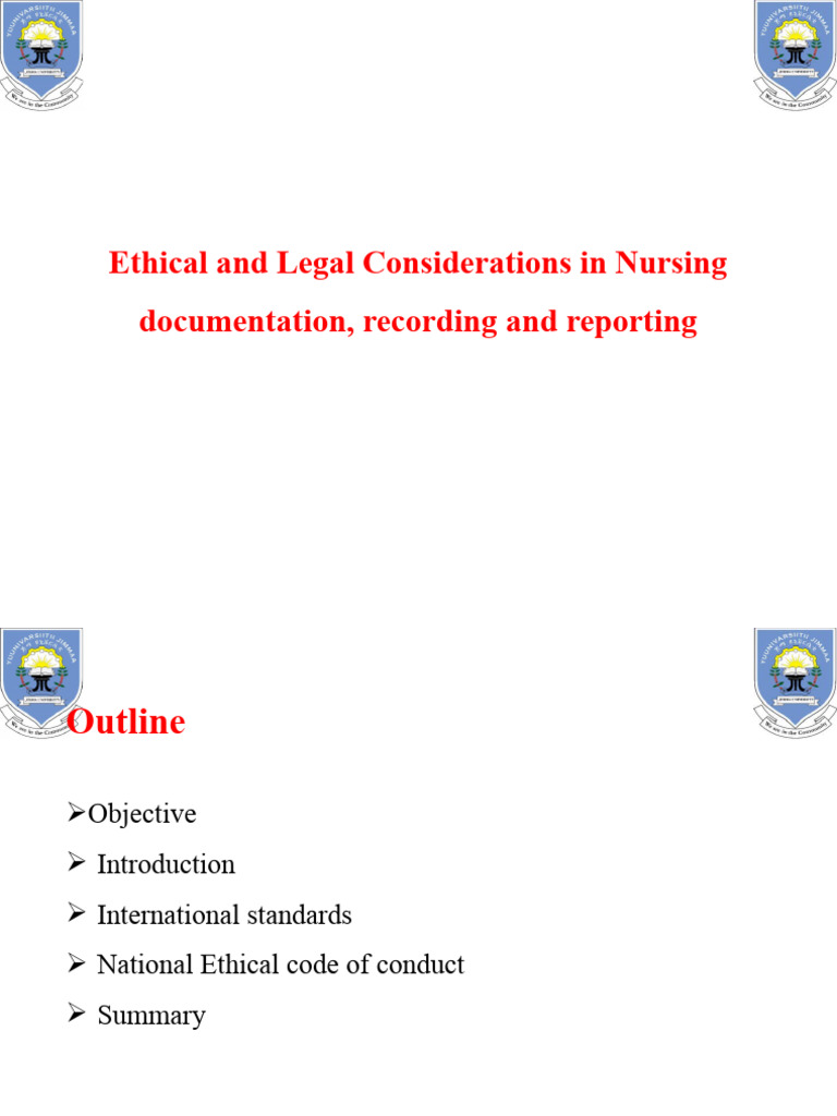 Ethical Considerations in Nursing Care Documentation PPT F | PDF ...