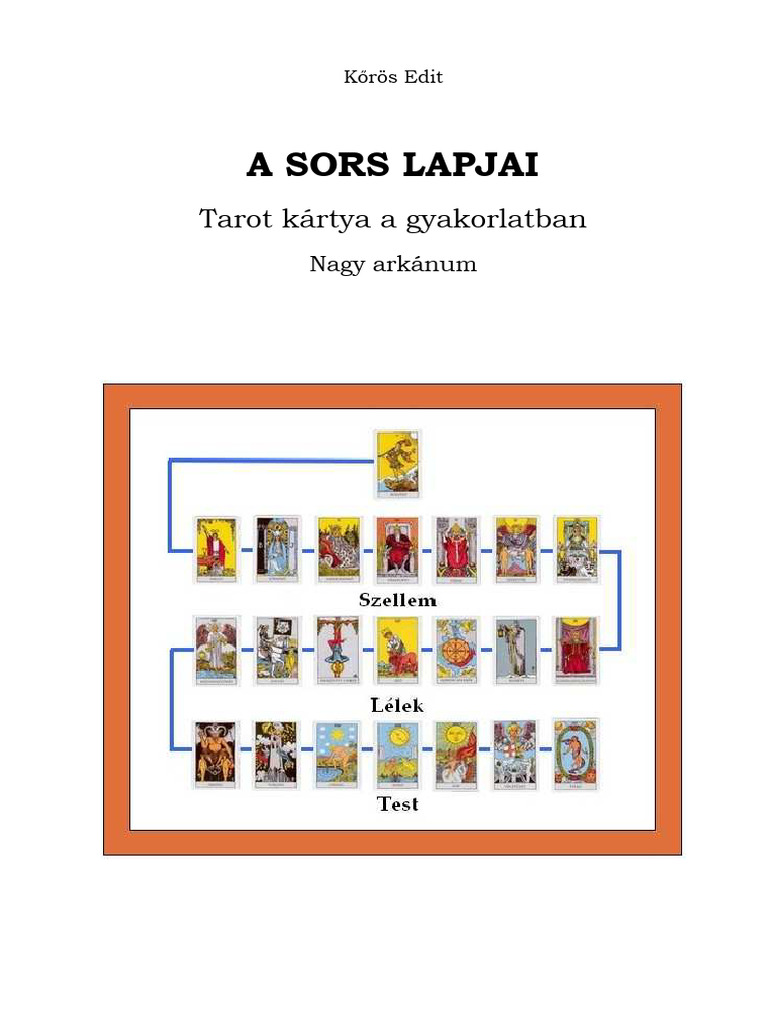 Sors Lapjai Tarot Kartya A Gyakorlatban Nagy Arkanum Ajanlo-2 | PDF