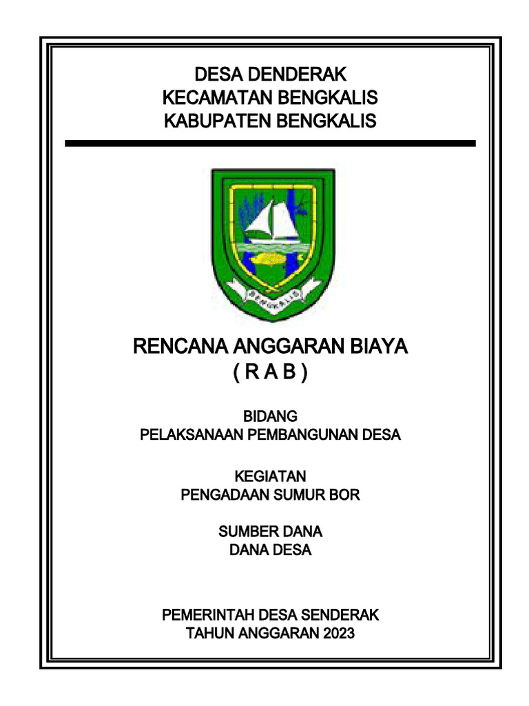 Sumur Bor Senderak Baru | PDF