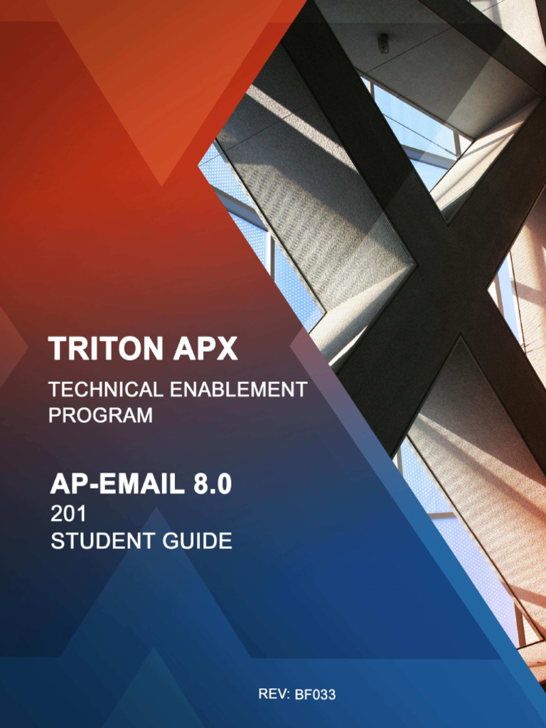 ap-email-v80-201-student-guide | PDF | Security | Computer Security