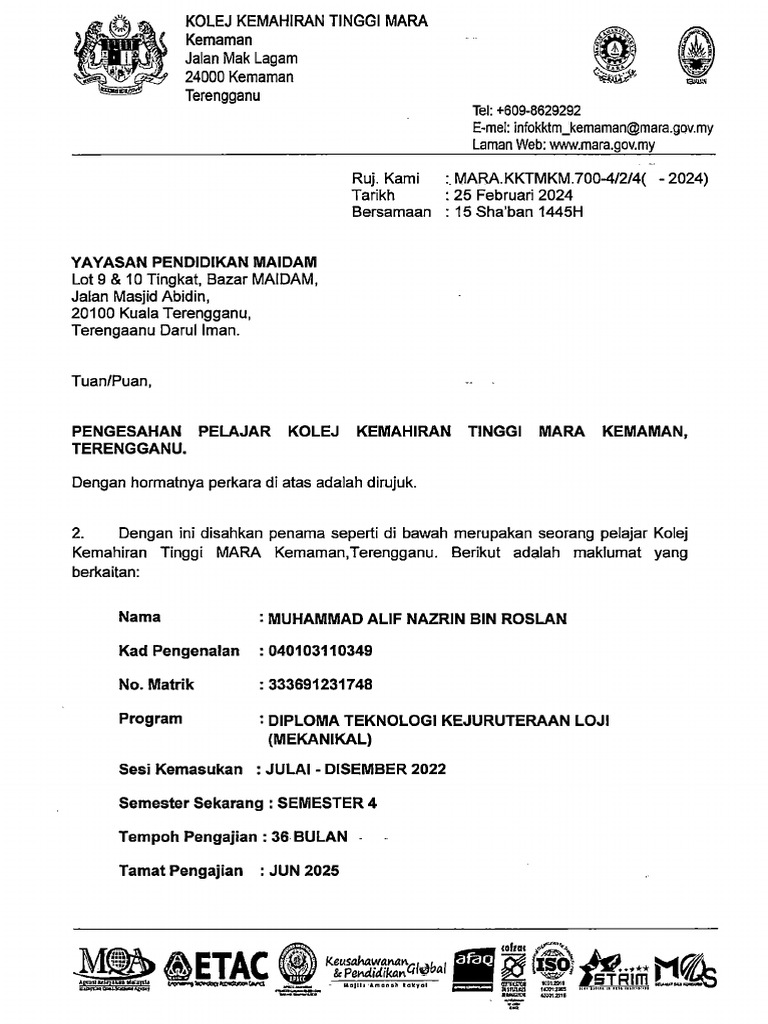 Muhammad Alif Nazrin | PDF