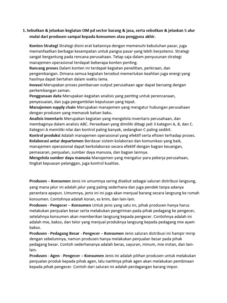 Uas PPP | PDF | Bisnis