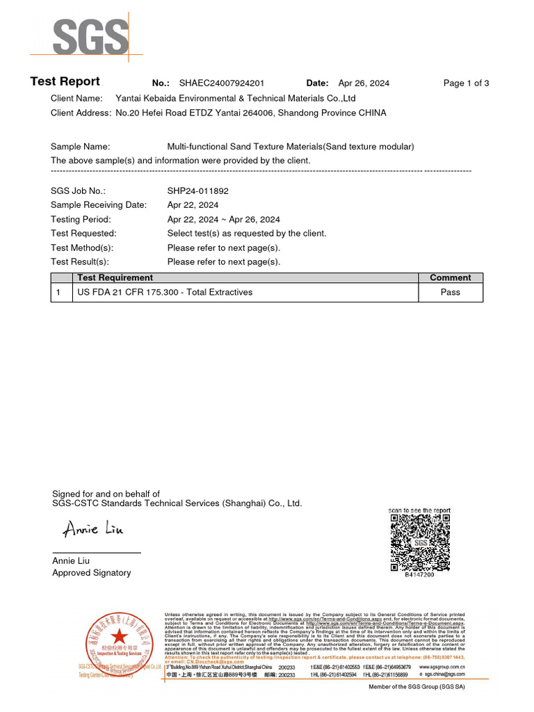 SHAEC24007924201 (SHP24 011892) Final | PDF | International System Of ...
