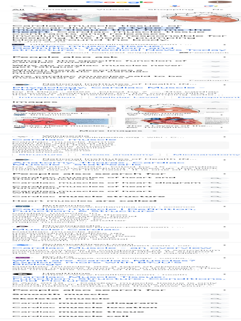 Cardiac Muscle: Function & Structure | PDF | Muscle | Cardiac Muscle