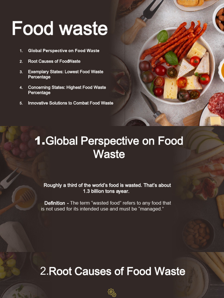 F&B (Food & Beverage) Business Plan Infographics by Slidesgo | PDF | Waste | Environment