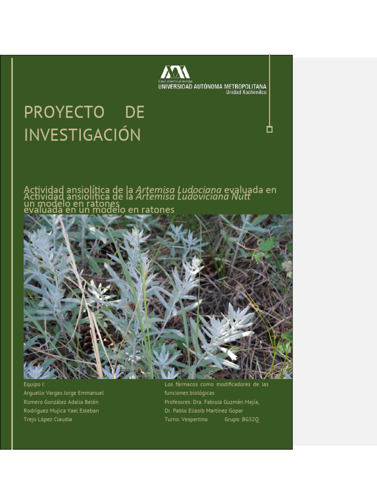 Proyecto de Investigación Séptimo Trimestre | PDF | Hormona adrenocorticotrópica | Cortisol