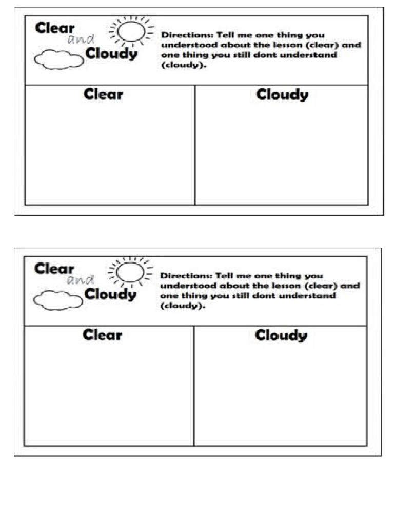 Clear and Cloude | PDF