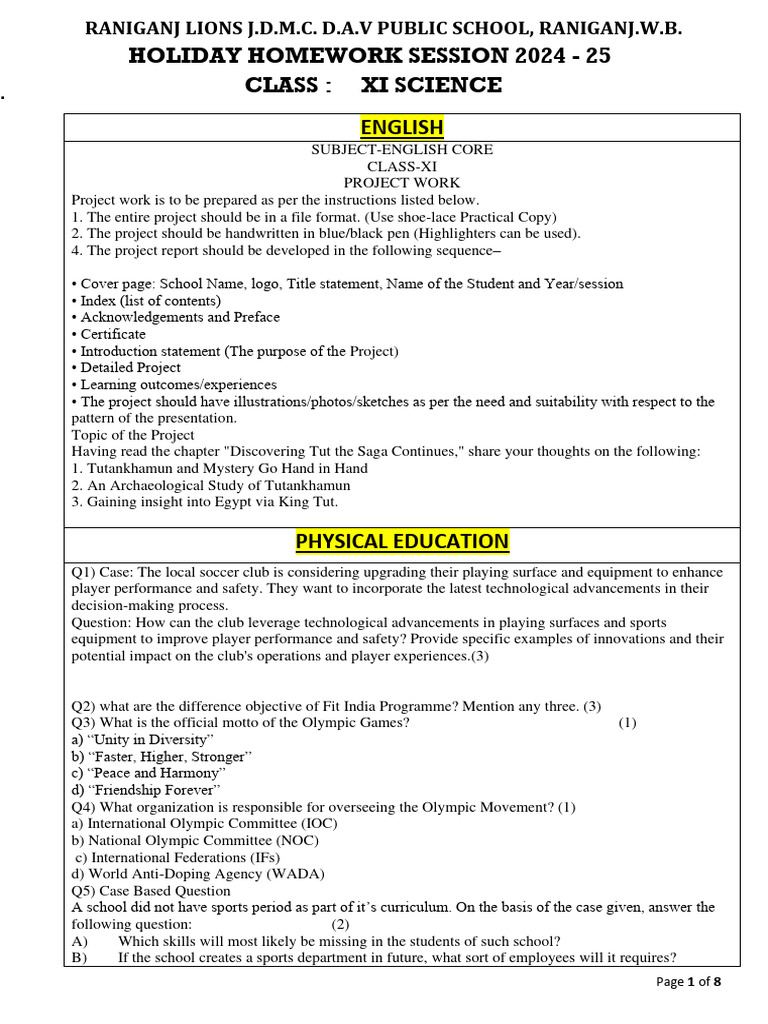 6qa - HHW Class 11 Science | PDF | Acid | Flowers