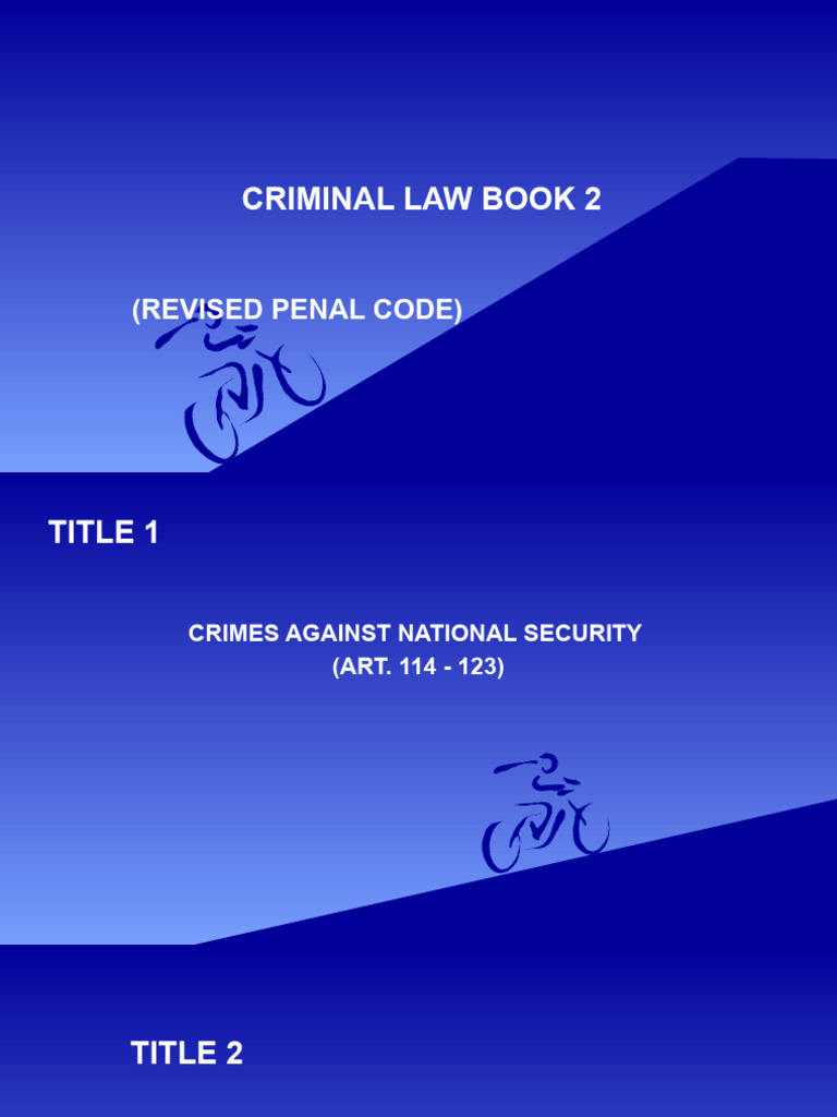 Criminal Law: Revised Penal Code | PDF | Social Science | Law