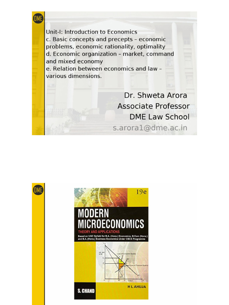 Unit1 - Micro Economics - 1.3 | PDF