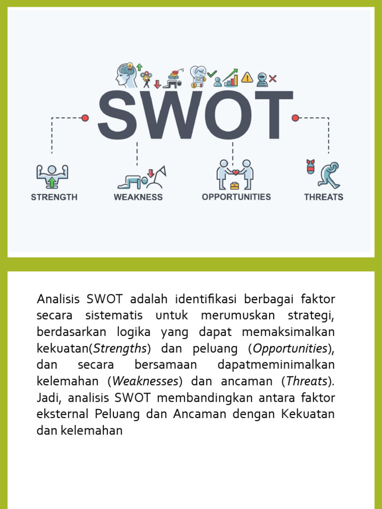 Analisis Swot | PDF | Karier & Perkembangan