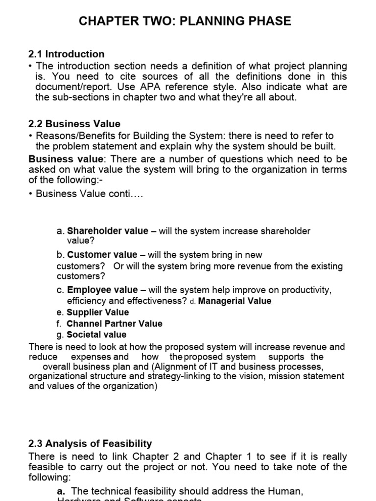 UZ Finance and Accounting Computer Project Chapter-2-Guideline | PDF | Business Value | Business