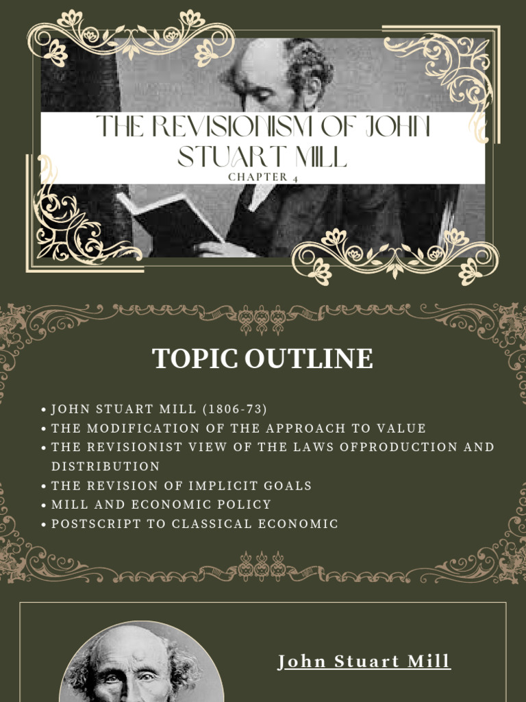 Chapter 4 - John Stuart Mill | PDF | Economics | John Stuart Mill