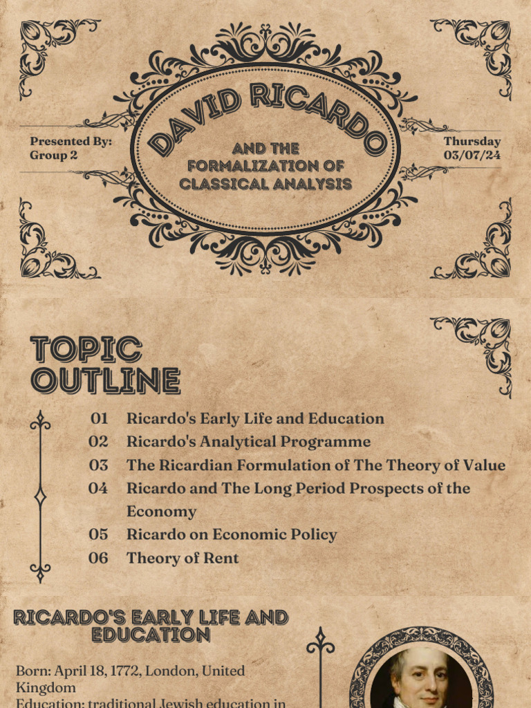 Chapter 3 - David Ricardo | PDF | Value (Economics) | Labour Economics