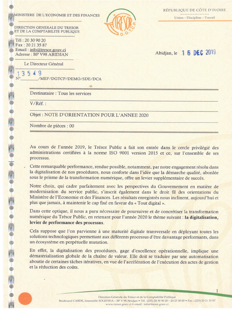 Note-dorientation-2020-1 | PDF