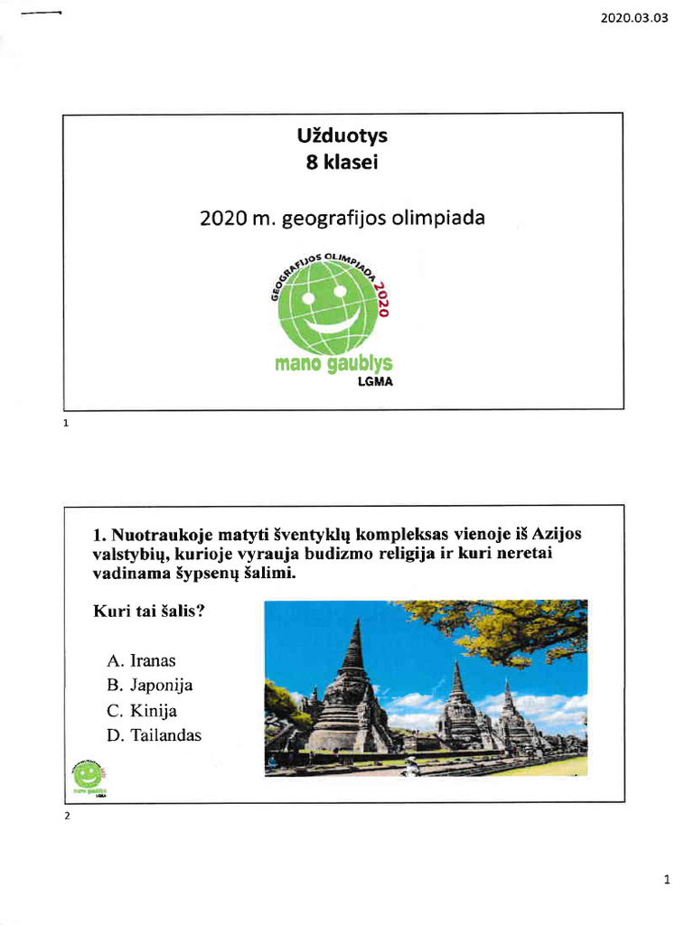Mano Gaublys 8 Kl. | PDF