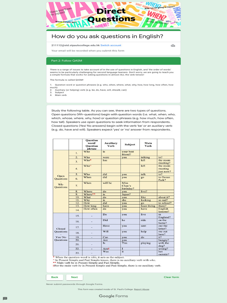How Do You Ask Questions in English | PDF | Question | Verb