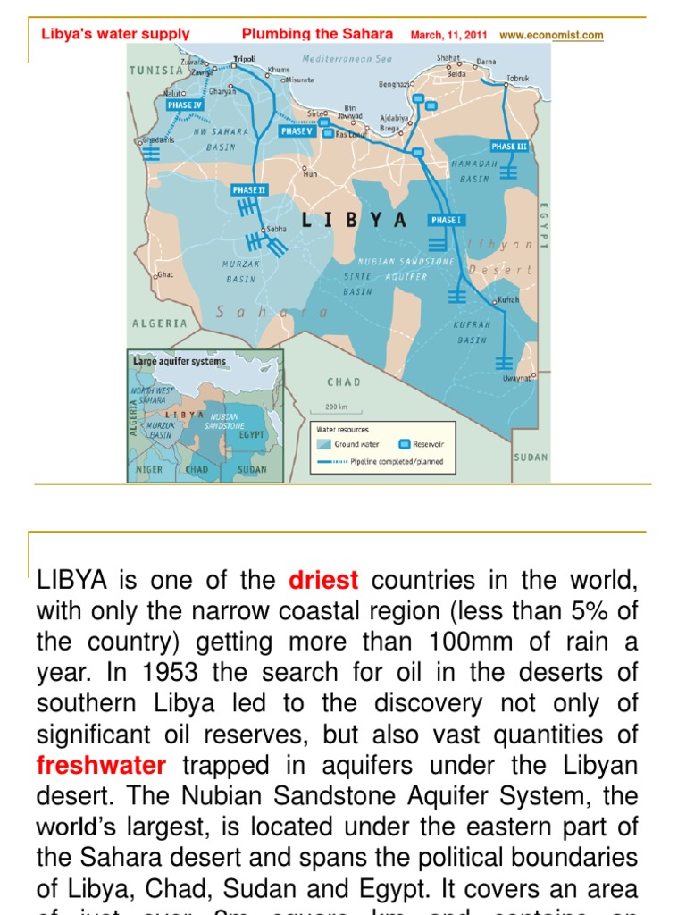 Libya's Great Man-Made River Project | PDF