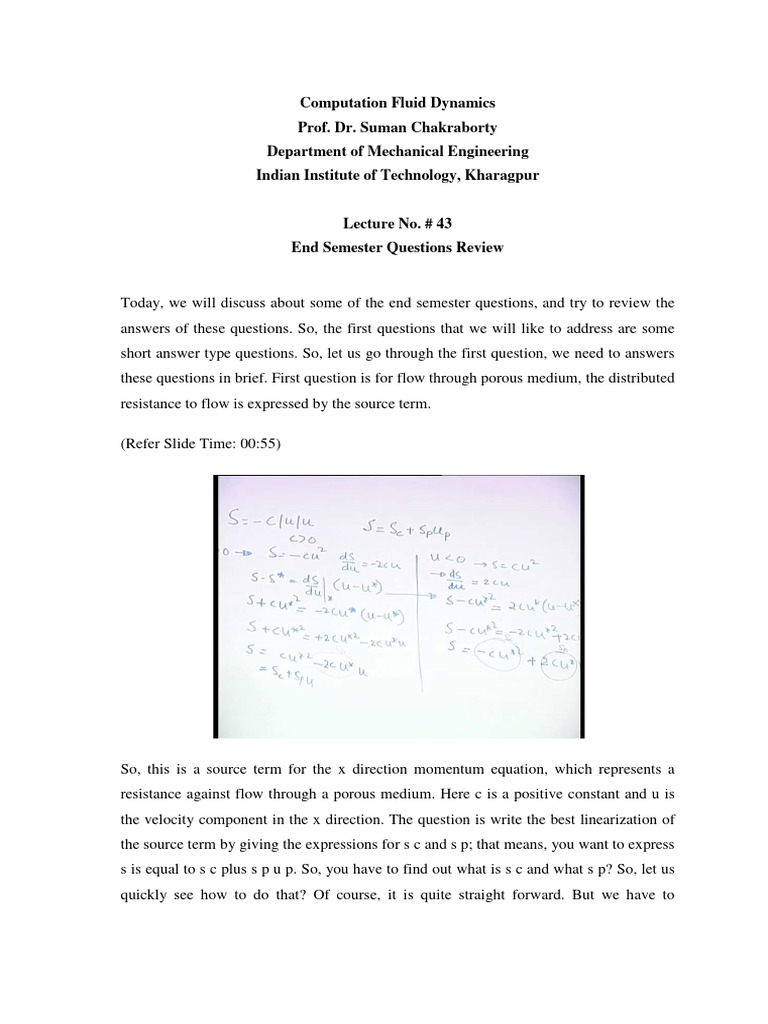 Lec 43 | PDF | Fluid Dynamics | Diffusion
