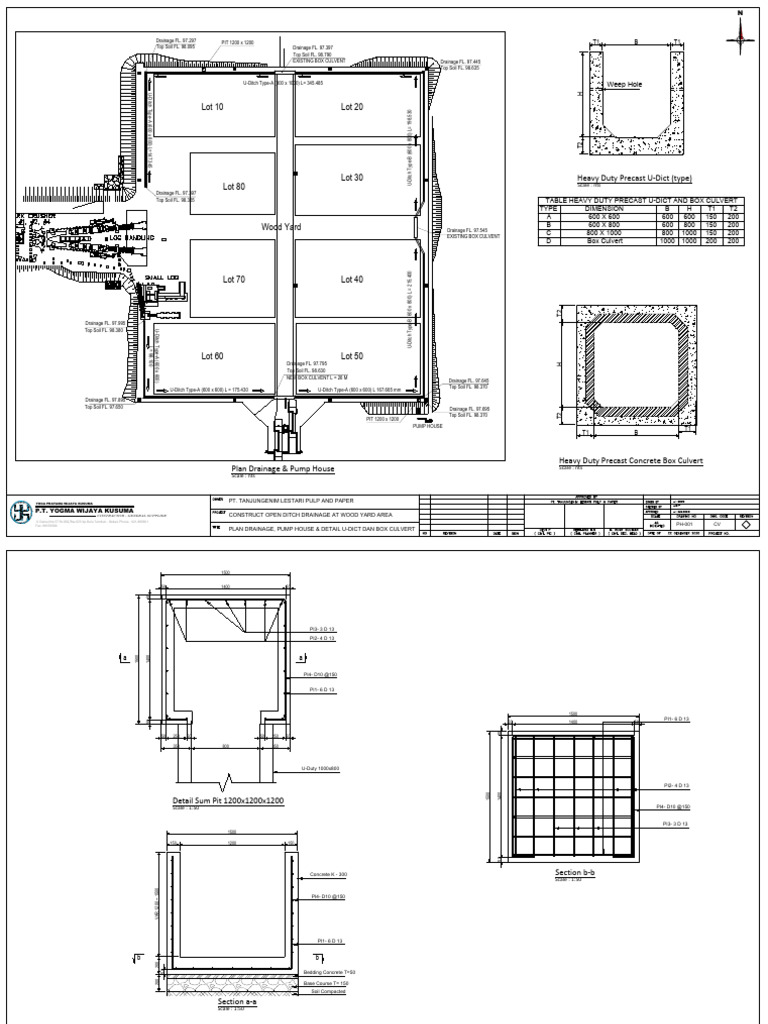 Open Ditch Drainage Design for Wood Yard | PDF | Drainage | Building ...