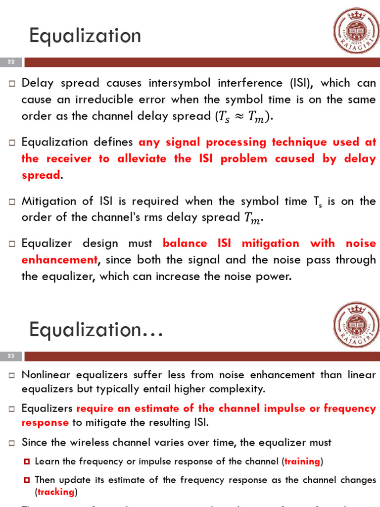 ECT402 WirelessCommunication Module4 Part2 | PDF | Mean Squared Error ...