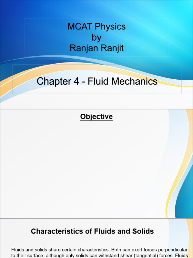 Chapter 4 - Fluid Mechanics | PDF | Pressure | Buoyancy