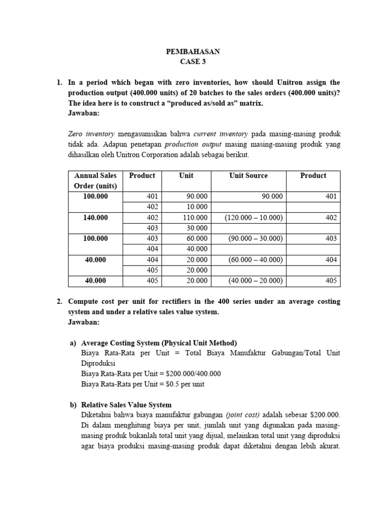 Pembahasan Case 3 | PDF