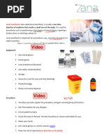 Field Block Anesthesia Techniques | PDF | Injection (Medicine) | Anesthesia